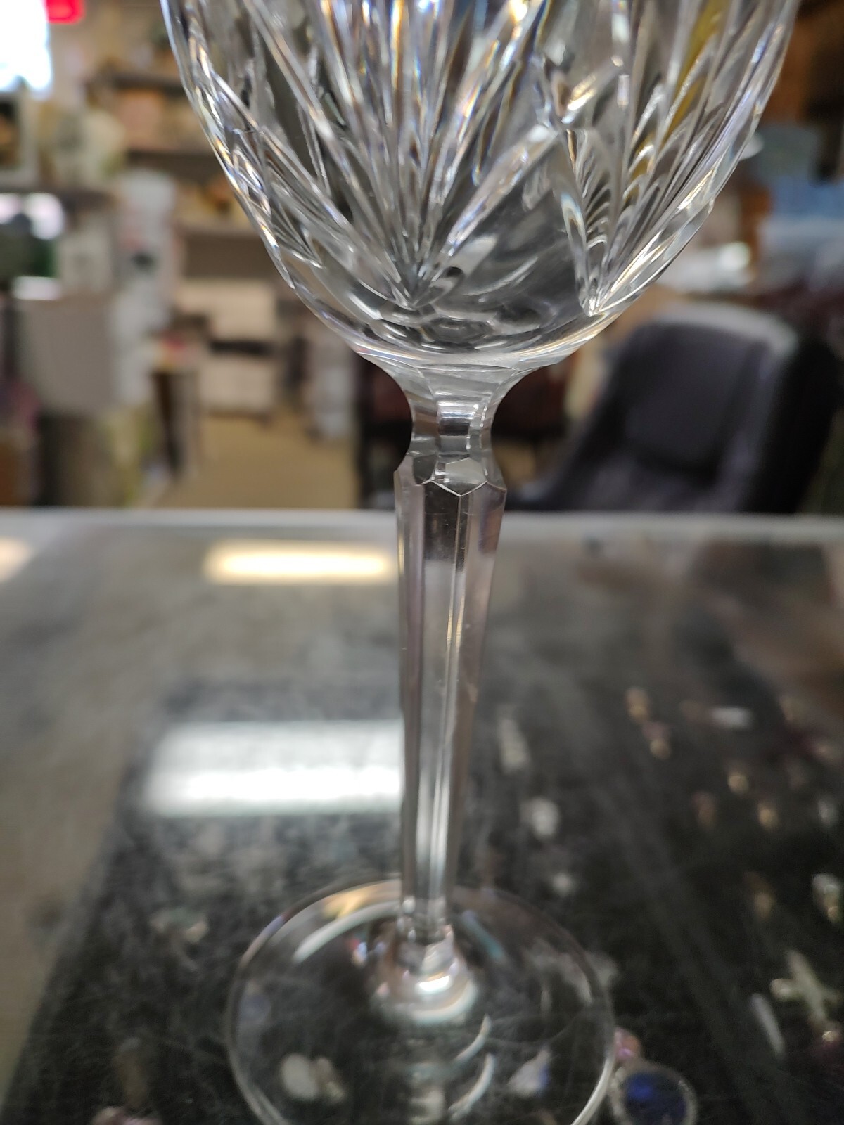 Pair Waterford Crystal "Layton" Tall Wine Stems 8" | eBay
