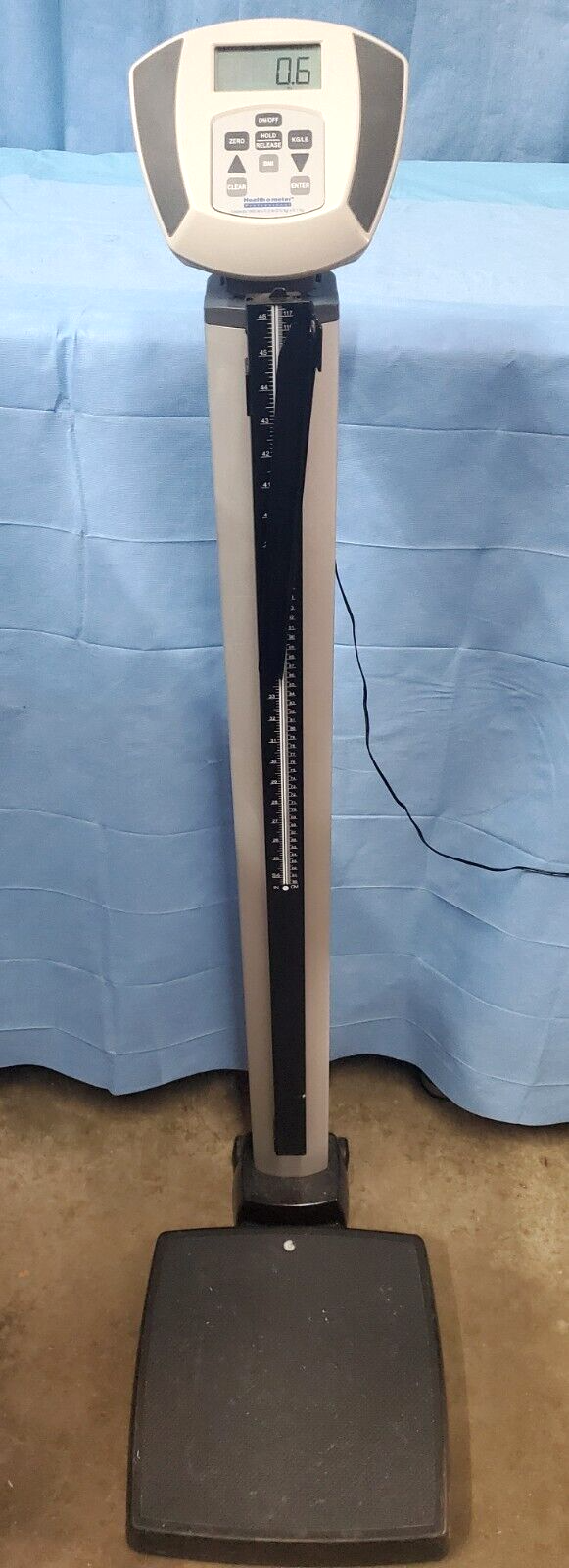 Health O Meter Professional Medical Digital Scale W/ Height Scale ...