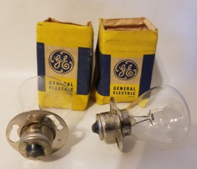 Lot 2 General Electric GE 1501 GE1501 Miniature Automotive Lamp Light ...