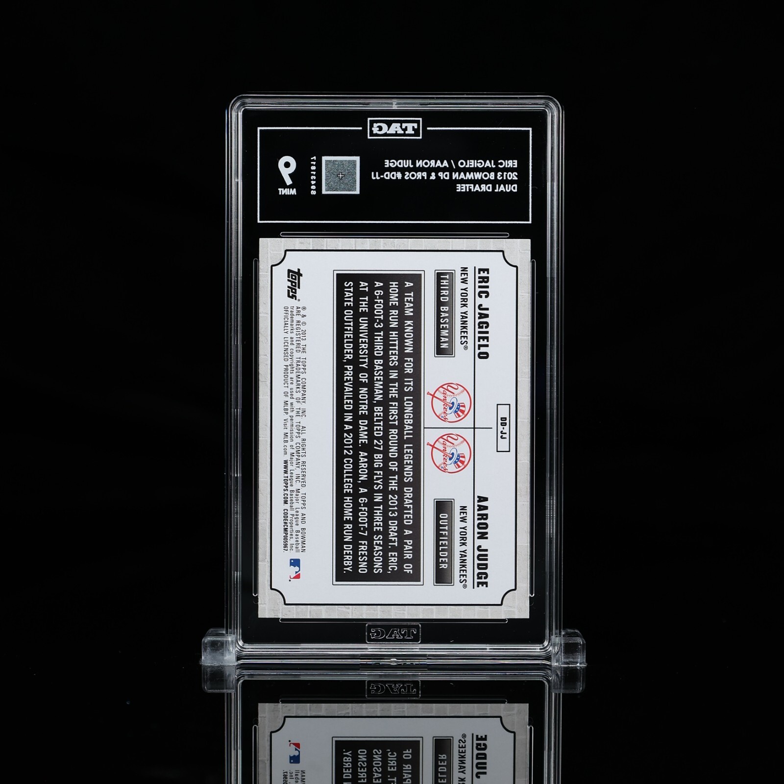 2013 Bowman Draft Picks & Prospects - Dual Draftee Aaron Judge, Eric ...