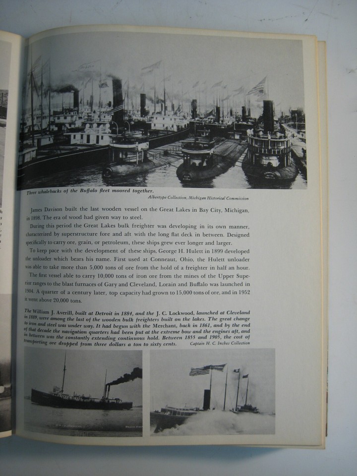 The Great Lakes Pictorial History 1963 Michigan Superior Huron Erie ...