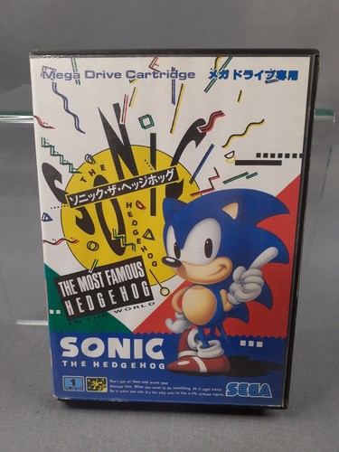 SEGA MEGADRIVE MEGA DRIVE MD Sonic the Hedgehog 1 NTSC-J Japanese ...