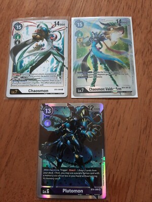 Digimon TCG | Chaosmon: Valdur Arm BT4-091 bt4-090 bt4-089 NM | eBay Australia