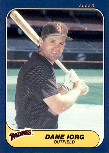 Dane Iorg - 1986 Fleer Update - #U-54 - Baseball | eBay