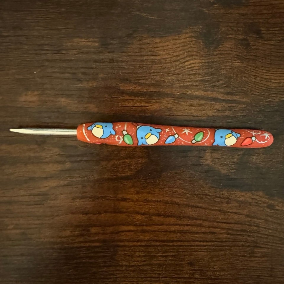 *NEW* Woobles Pierre the Penguin Glitter Ornament Crochet Hook - Never ...