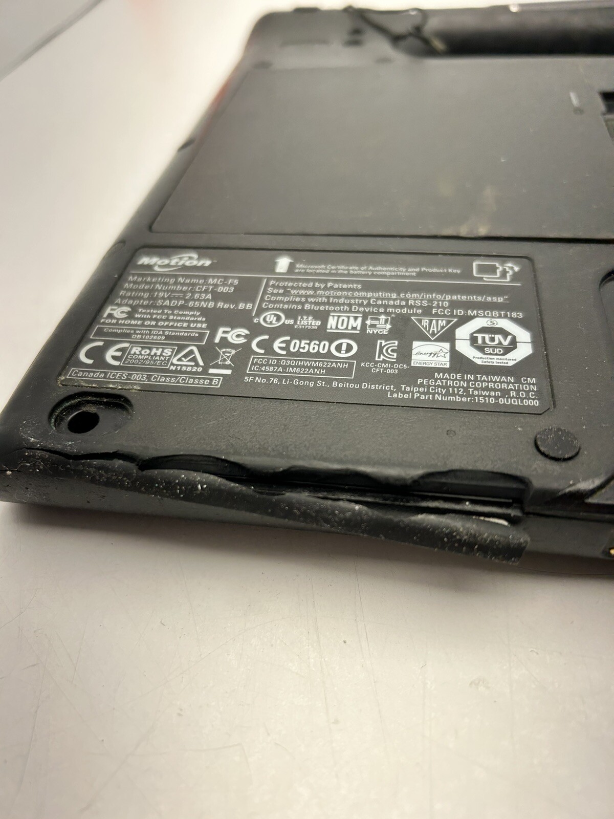 Motion Computing core i7 1st Gen. 1.47GHz 4GB No SSD Tablet Dock Booted to BIOS | eBay