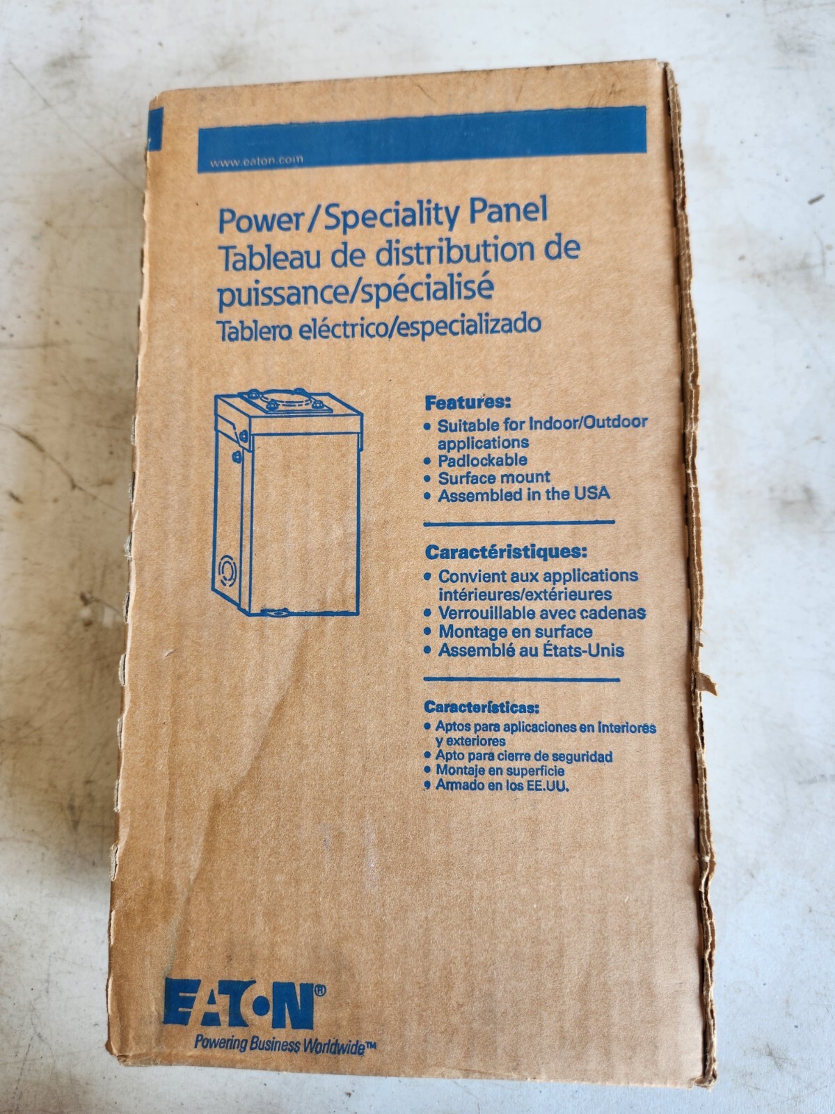 *NEW*Eaton/Cutler-Hammer BR2L125RP Outdoor Main Lug Power Panel 125A | eBay