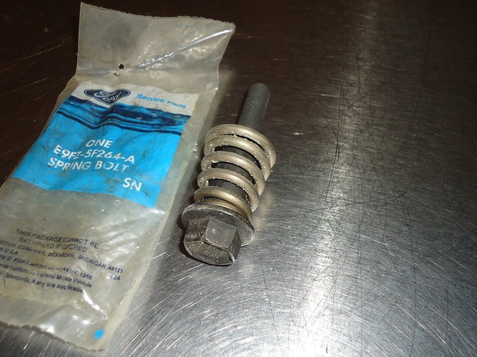 New NOS OEM Ford Exhaust Spring Bolt E9FZ-5F264-A Tempo Escort Mercury ...