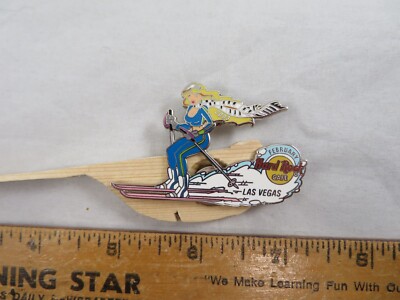 HARD ROCK 2003 SEXY LAS VEGAS SNOW SKIER GIRL FEBRUARY LE 500 PIN | eBay
