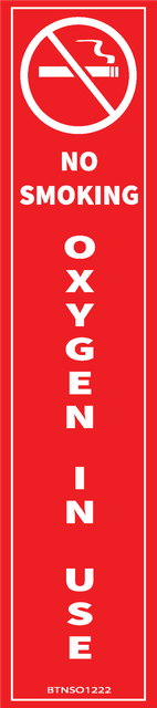 No Smoking Oxygen in Use Sign | Magnetic Sign | eBay
