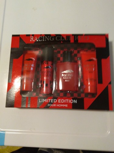 Racing Club Red Shower Gel Body Spray Cologne After Shave Cream for Men ...