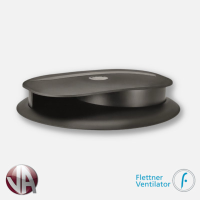 Flettner Slimline Low Profile Vent Van Roof Vent Rotary Wind Driven Air ...