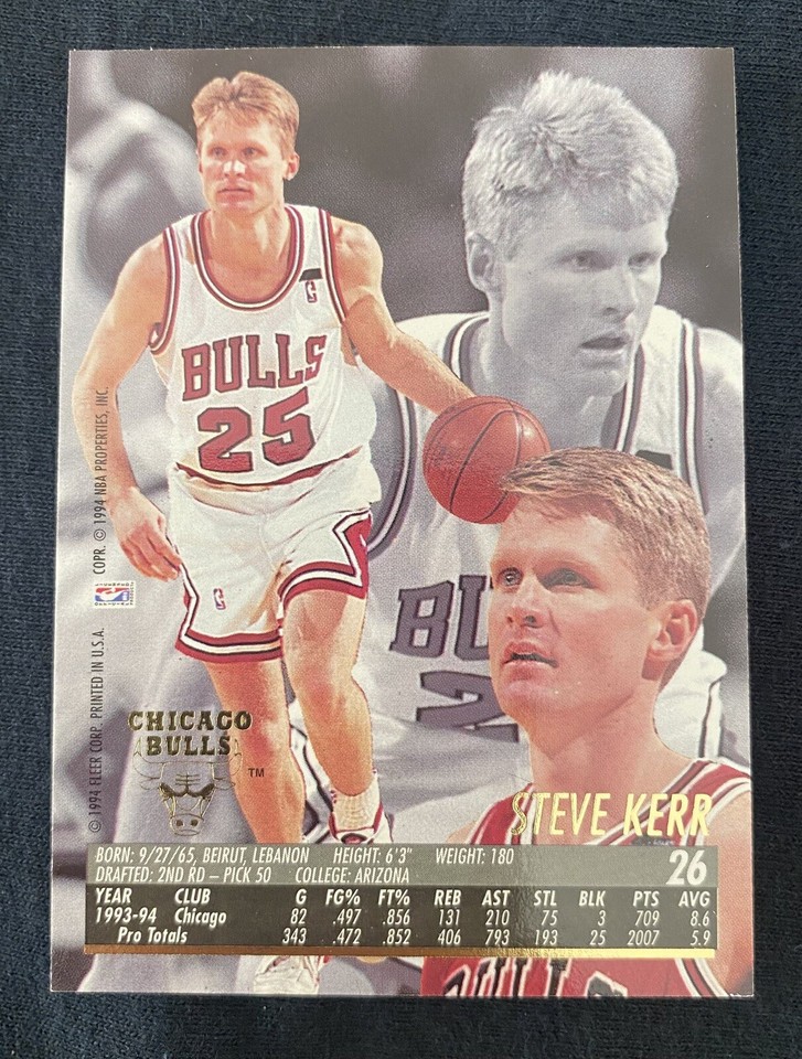 1994-95 Fleer Ultra - #26 Steve Kerr | eBay