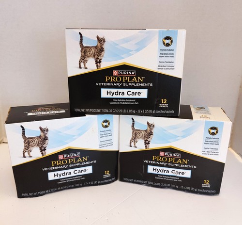 Purina Pro Plan Hydra Care Feline Hydration 3 Boxes | eBay