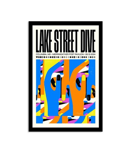 Lake Street Dive Merriweather Post Pavilion MD Sep 13 2024 Poster | eBay