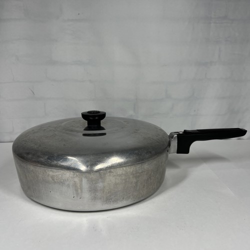 Vintage Magnalite GHC Chicken Fryer Skillet W/ Lid USA 11 1/4” x 3" 28 ...
