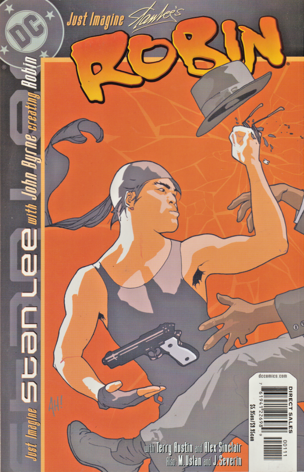 JUST IMAGINE STAN LEE'S ROBIN $5.95 DELUXE FORMAT JOHN BYRNE DC 2002 ...