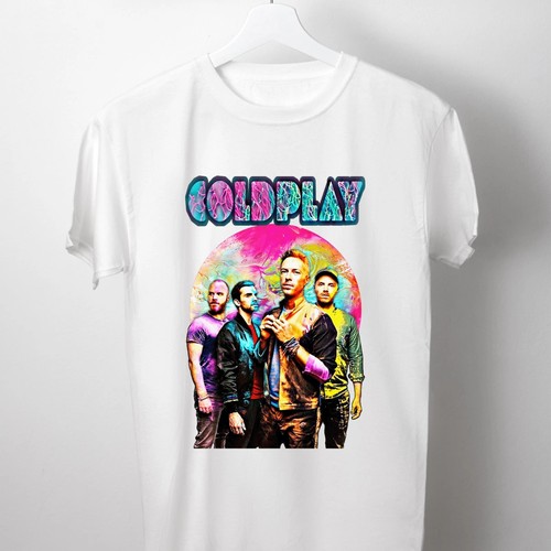 Coldplay Fan Reprint T-Shirt Concert Tour Style Graphic Tee S-4XL | eBay