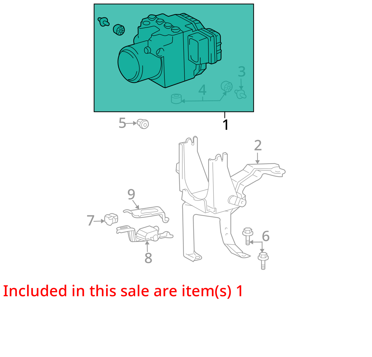2007 Lexus RX350 ABS Anti Lock Brake Actuator Pump OEM 67K Miles ...