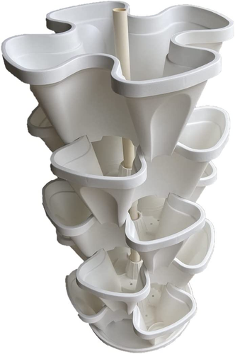 Mr Stacky Australia - Large 5 Tier Stackable Planter Set Vertical ...