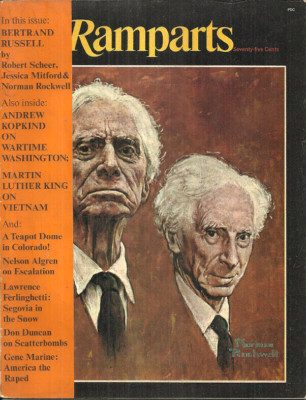 RAMPARTS MAGAZINE W/OBI - May 1967 - MARTIN LUTHER KING VS VIETNAM WAR ...