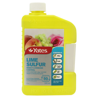 Yates Lime Sulfur Plant Insect & Disease Control 500ml –Roses Fruit ...