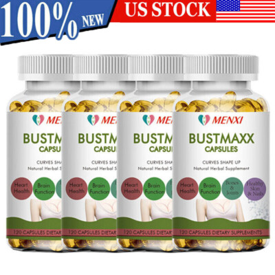 1/2/4×120pcs Bust Enhancement Breast Firming Capsules Bigger Breast ...