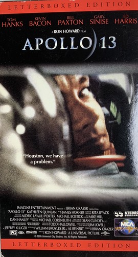 Apollo 13 VHS Tape Movie Tom Hanks Letterboxed Edition 1995 | eBay