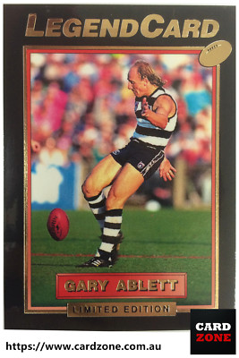 1994 Select AFL Trading Card Series Gary Ablett Legend Card (Geelong ...