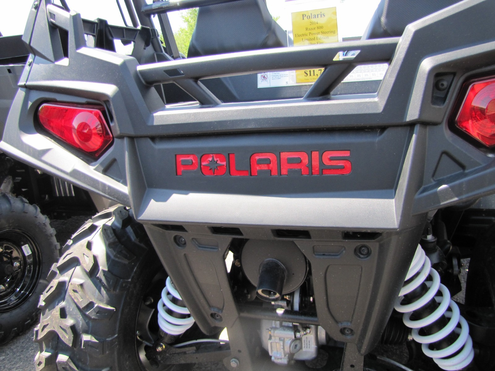 Polaris RZR 800 Front Rear bumper decal inserts 800s /xc Decals Inlays ...