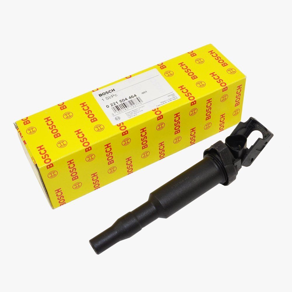 Bosch Ignition Coil With Connector Boot 0221504464 OEM For BMW 12 13 1 ...