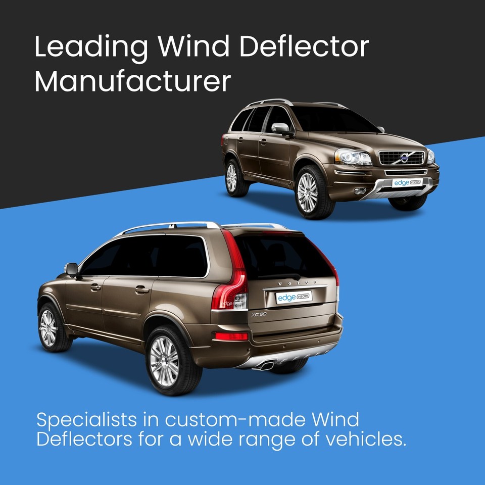 Volvo XC90 MK1 2003-2015 5 Door SUV Wind Deflectors 4pc Tinted | eBay