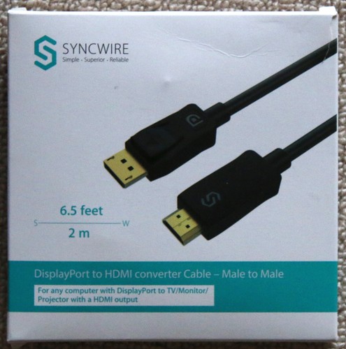 Syncwire Displayport zu HDMI Kabel 2m | eBay