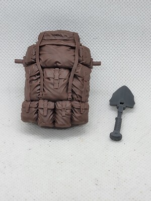 GI Joe Classified Tiger Force Outback #39 BACKPACK /SHOVEL 1/12 6 ...