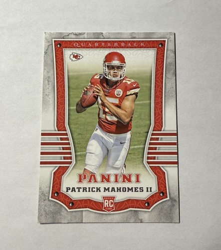 2017 Panini Football Patrick Mahomes II RC Rookie #104 look at ...