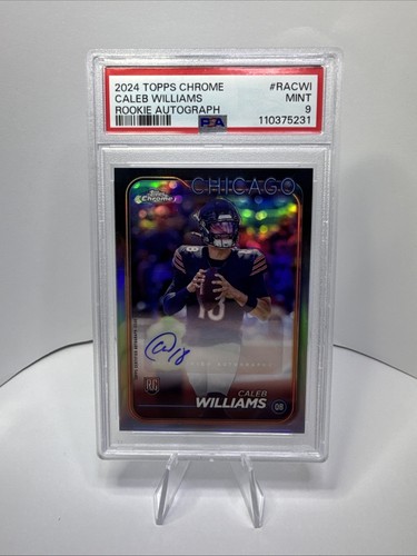 2024 Topps Chrome - Rookie Autographs Caleb Williams #RA-CWI (AU, RC ...