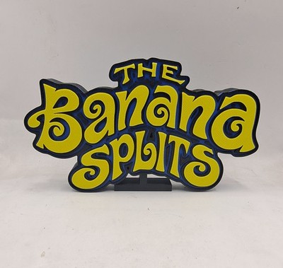 1960's TV Show The Banana Splits Sign Desktop Shelf Art - Larger Size ...