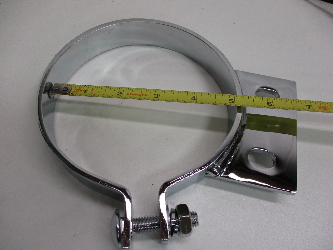 Peterbilt Exhaust Stack 5" Mount Bracket Clamp Chrome 379 359 1987-1993 ...