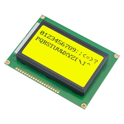 12864 5V LCD Display Module 128x64 Dots Graphic Matrix Yellow green ...