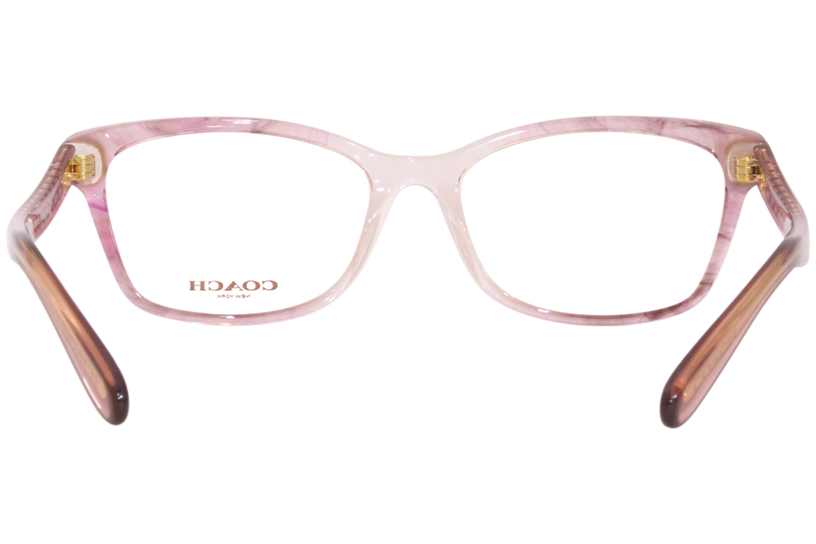 Coach HC6181 5656 Eyeglasses Frame Women's Transparent Pink Ombre Full ...