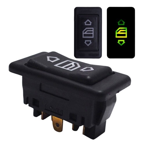 6-Pin Car/Truck Power Windows Switch Universal UP/DOWN Lighted Green ...