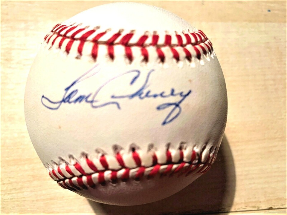 TOM CHENEY(D) SIGNED ONL BASEBALL 1960 PITTSBURGH PIRATES WORLD SERIES ...