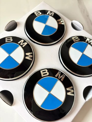 New BMW Floating Alloy Wheel Center Hub Caps A Set Of 4Pcs 68mm NEW ...