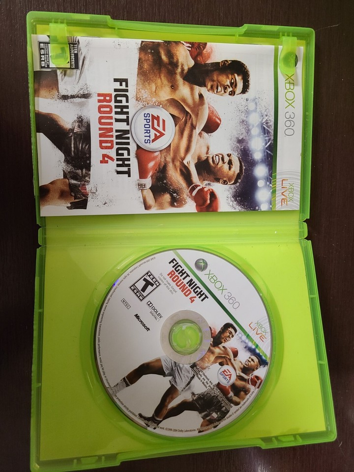 Fight Night Round 4 (Microsoft Xbox 360, 2009) Tested and Complete ...