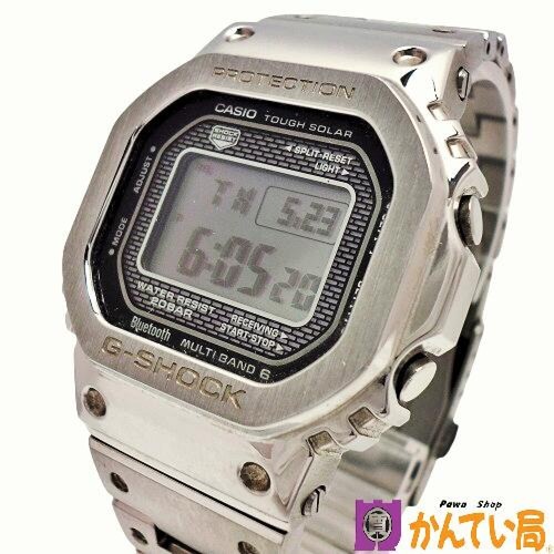 Casio G-SHOCK GMW-B5000D-1JF 5000 Series Full Metal Silver Radio Solar ...