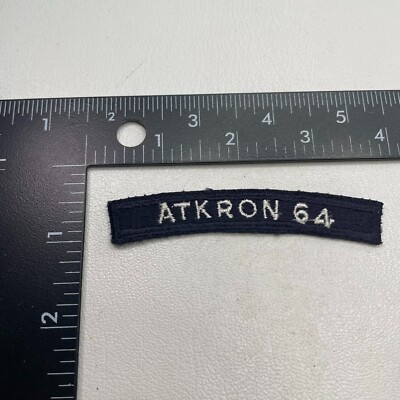 ATKRON 64 ATTACK SQUADRON 64 US Navy Tab Patch (Rocker, UIM) 24MQ | eBay