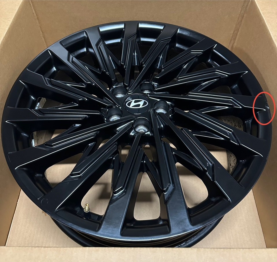 🔥2024 2025 HYUNDAI SANTA FE 21” MX5 CALLIGRAPHY OEM WHEEL RIM BLACK | eBay