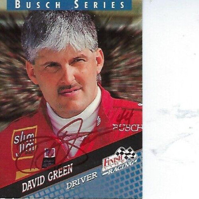 DAVID GREEN SIGNED 1994 FINISH LINE RACING #BGN1 - NASCAR | eBay