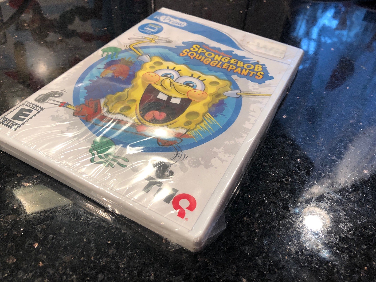 Nintendo WII U Draw Spongebob Squiggle Pants Sealed New Loose Disk ...