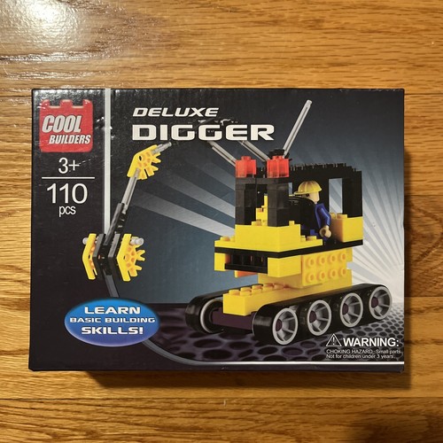 Cool Builders Deluxe Digger Construction Vehicle Learn Basic Building ...